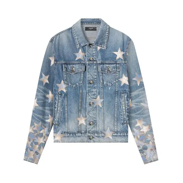 Amiri Chemist Trucker 70s Indigo