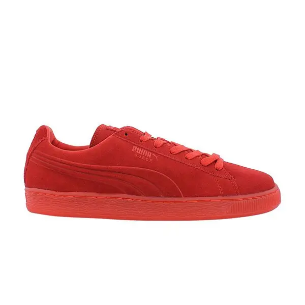PUMA Suede Emboss Iced Sneakers - Red