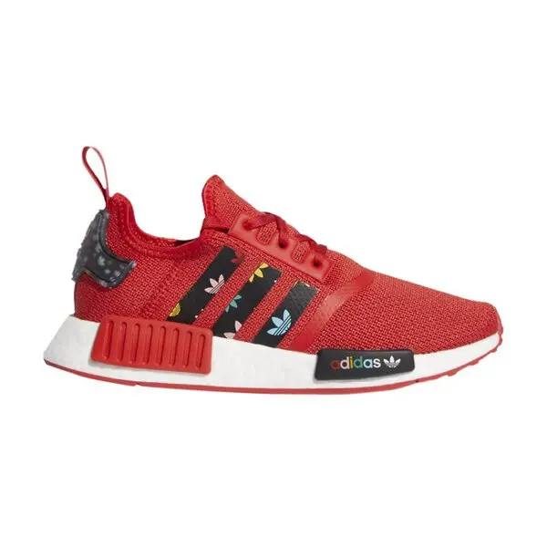 Adidas Nmd_r1 J 'mini Trefoils Print' Sneakers - Red