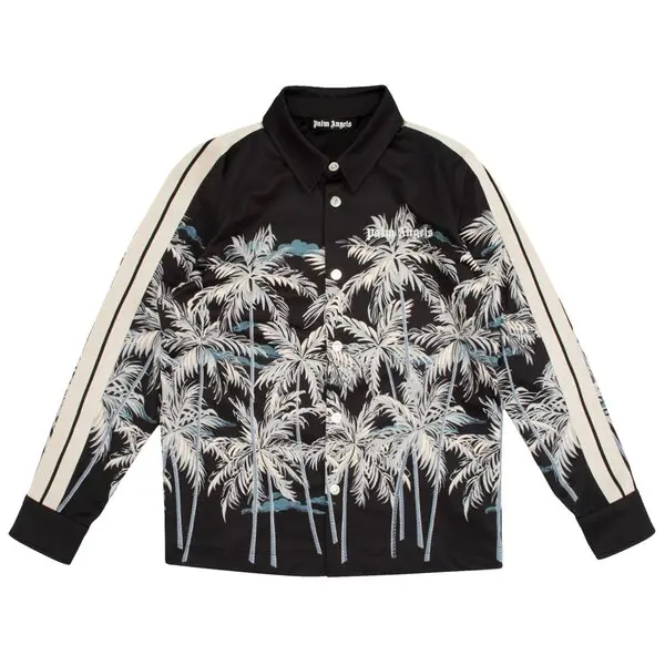 Palm Angels Allover Palms Track Shirt