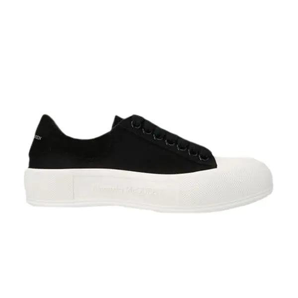Alexander McQueen Deck Lace-up Plimsoll - Black