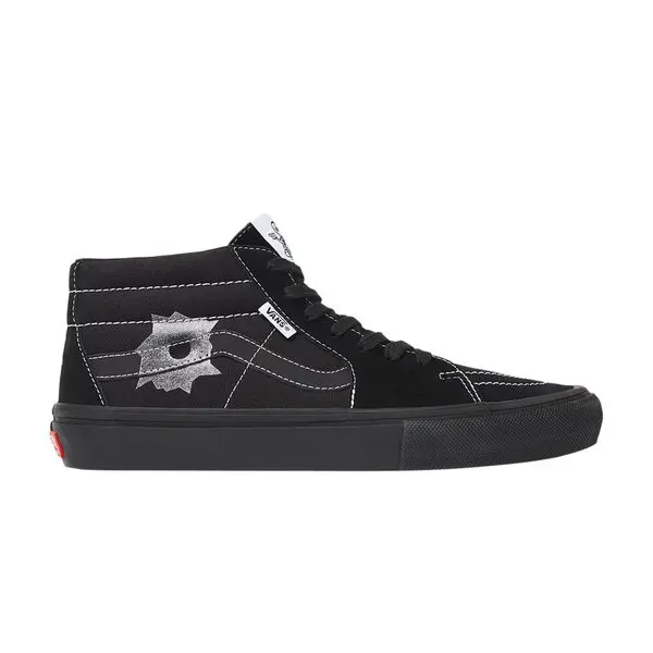 VANS Supreme X Nate Lowman X Skate Grosso Mid - Black