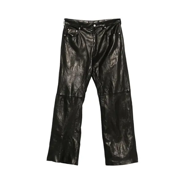 Rick Owens Lambskin Geth Jeans