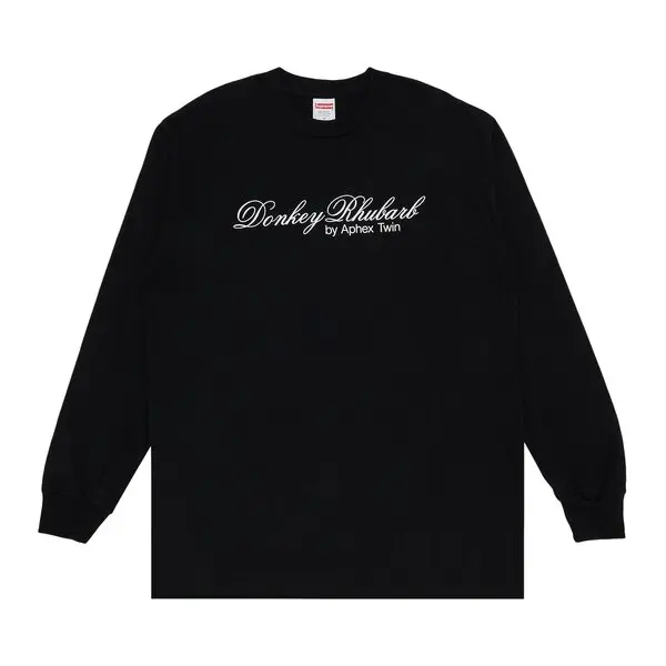 Supreme X Aphex Twin Long-sleeve Tee - Black