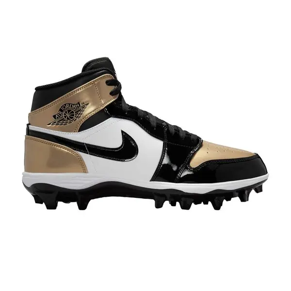 JORDAN 1 Mid Td Cleat - Gold