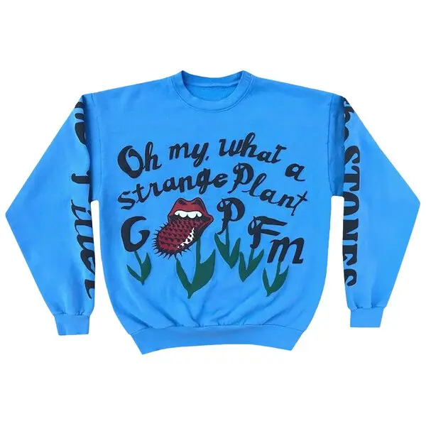 CACTUS PLANT FLEA MARKET Rolling Stones No Filter Tour Sweatshirt - Blue