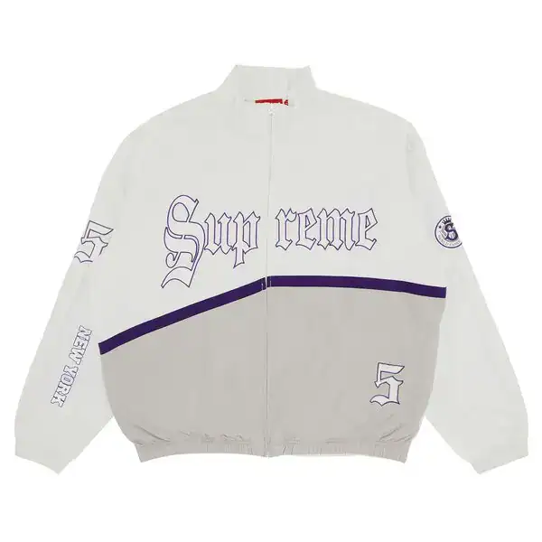 ジャケット・アウター Supreme Old English Track Jacket White Supreme Old English Track Jacket - White | Editorialist