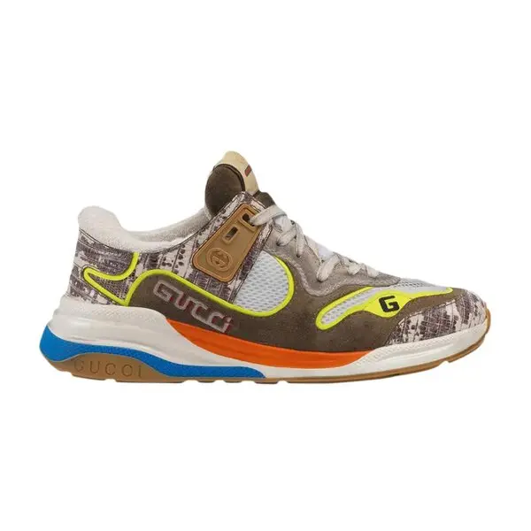Gucci Ultrapace Rock Tejus Printed Sneakers - Brown