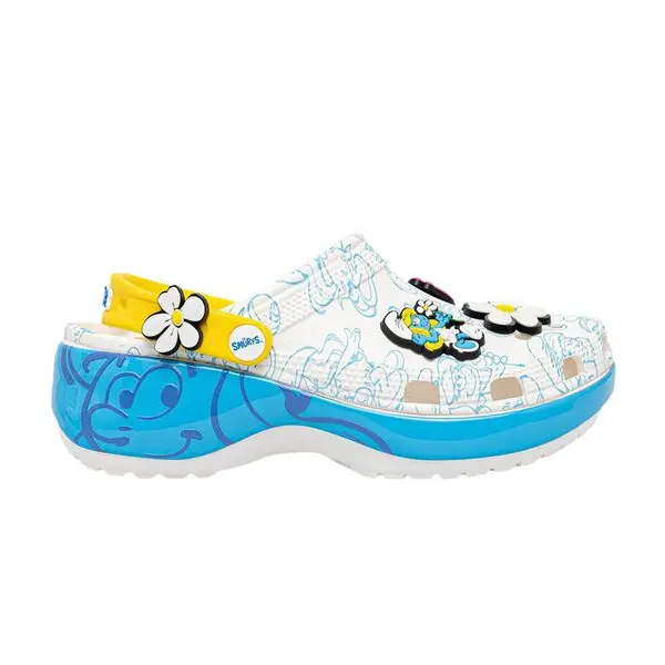 CROCS The Smurfs X Classic Platform Clog 'smurfette