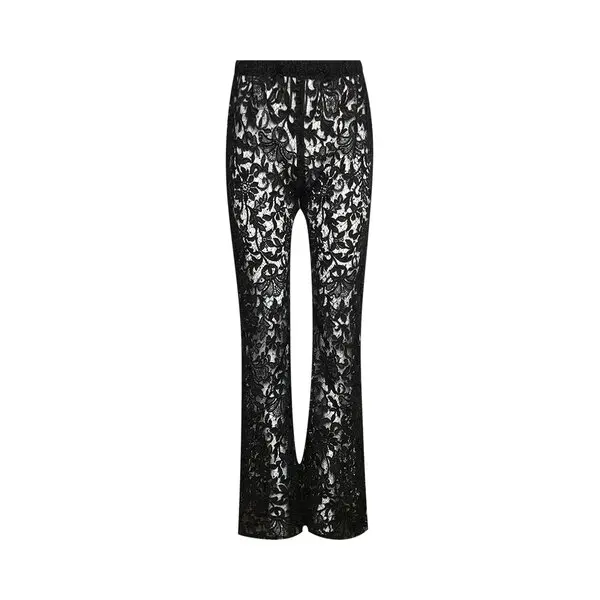 Saint Laurent Pants In Guipure Lace