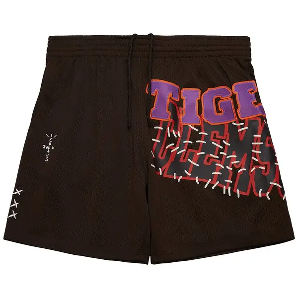 CACTUS JACK BY TRAVIS SCOTT X Mitchell & Ness Clemson University Shorts