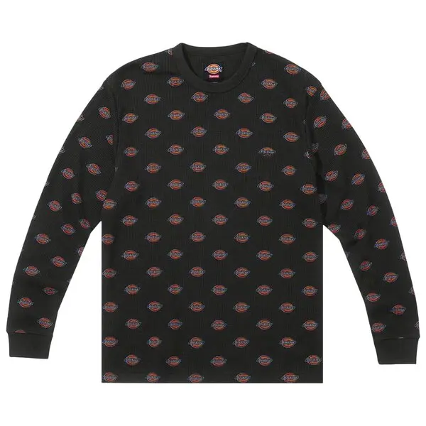 トップス Supreme x Dickies Thermal Black Medium Supreme Dickies Thermal (FW25) Black Men's - US
