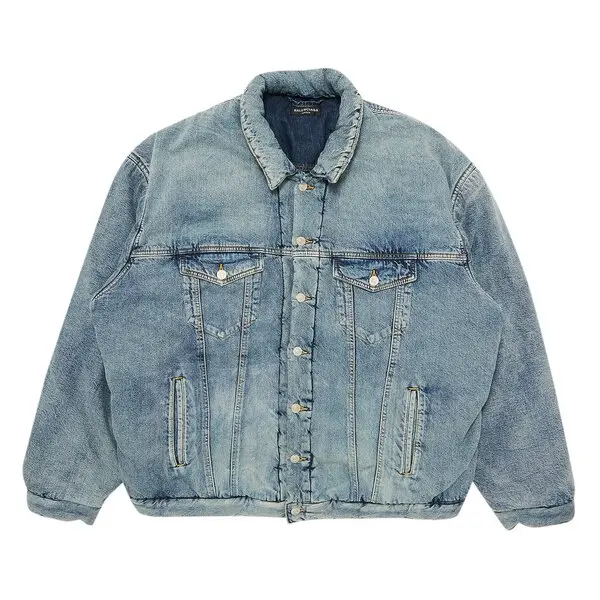 Balenciaga Padded Denim Trucker Jacket