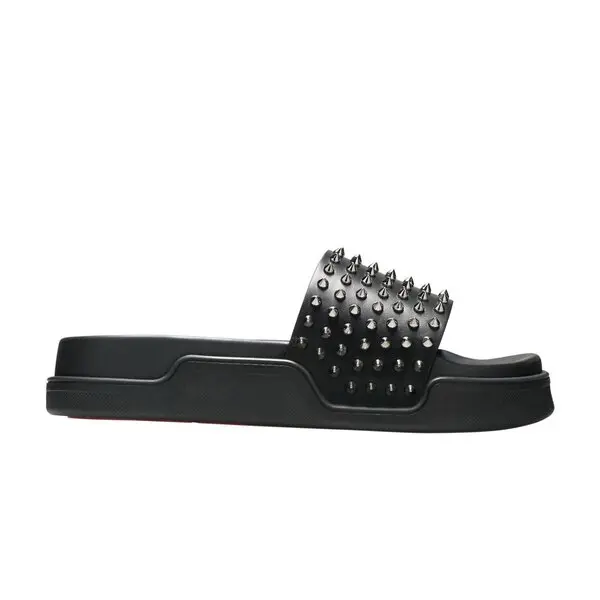 CHRISTIAN LOUBOUTIN Pool Fun Slide - Black