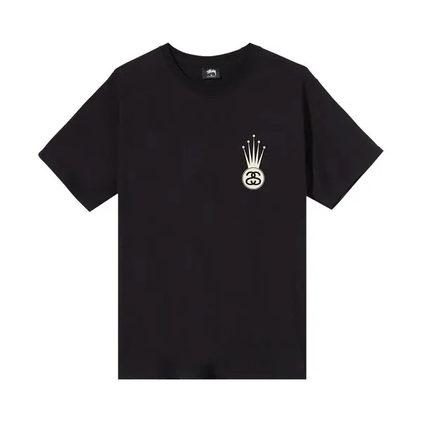 StÜssy Crown Link Tee - Black