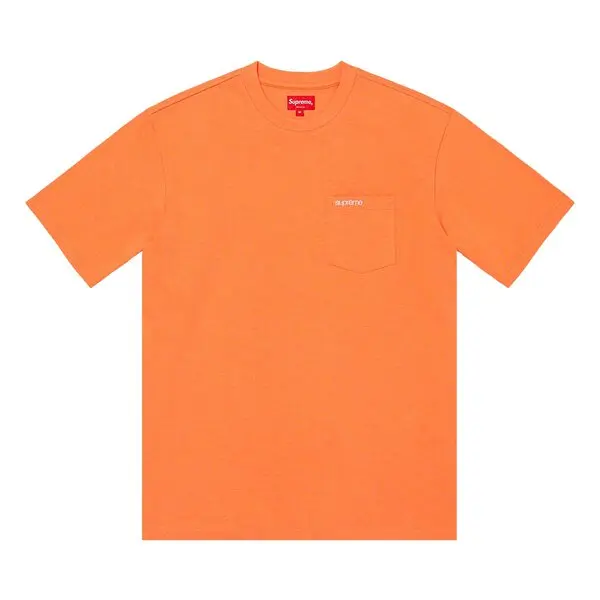 Supreme Short-sleeve Pocket Tee - Orange