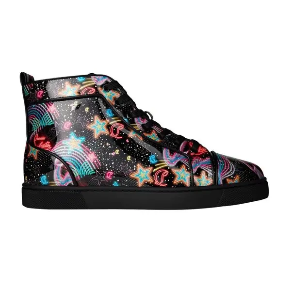 CHRISTIAN LOUBOUTIN Louis Orlato Flat High Sneakers
