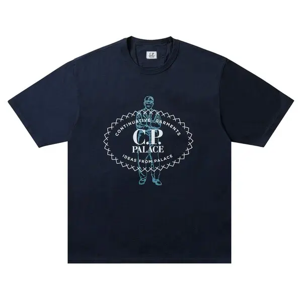 PALACE X C.p. Company Mercerized Jersey T-shirt