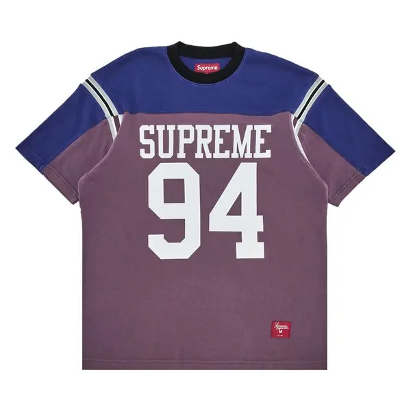 Supreme Split Short-sleeve Football Top - Purple