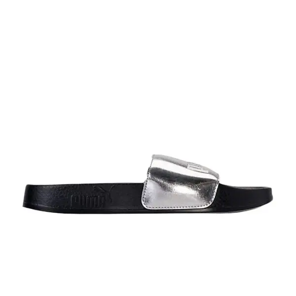 PUMA Leadcat Mirror Jr Slides - Silver