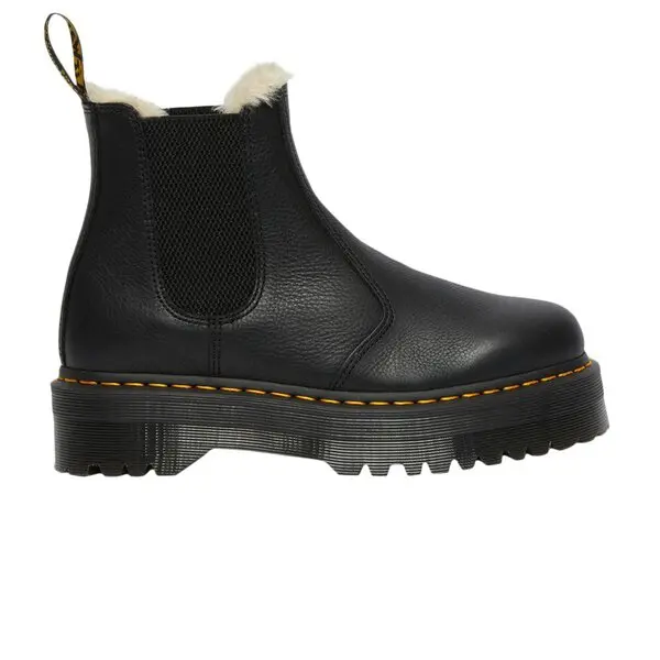 Dr. Martens 2976 Faux Fur Lined Platform Chelsea Boot