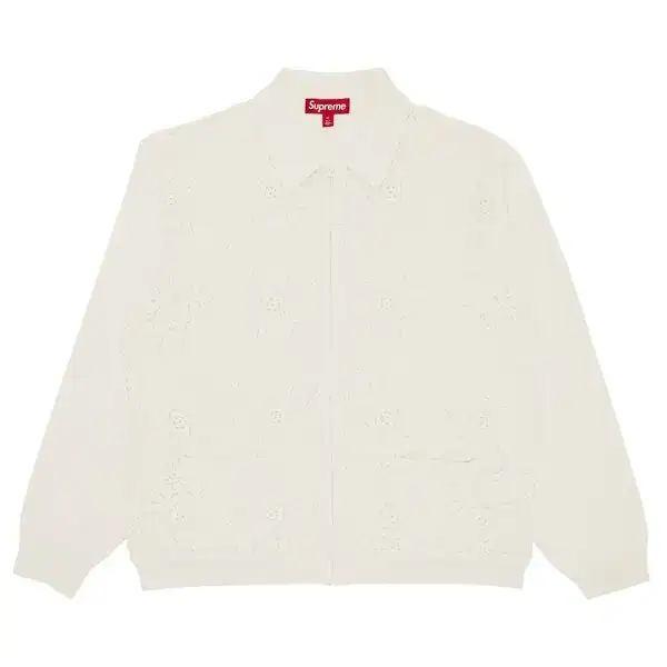 トップス Supreme Crochet Zip Up Cardigan \
