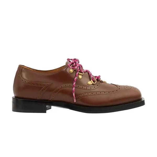 Gucci Brogue Detail Lace-up
