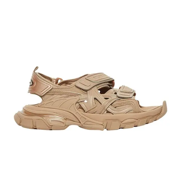 Balenciaga Track Sandal - Brown