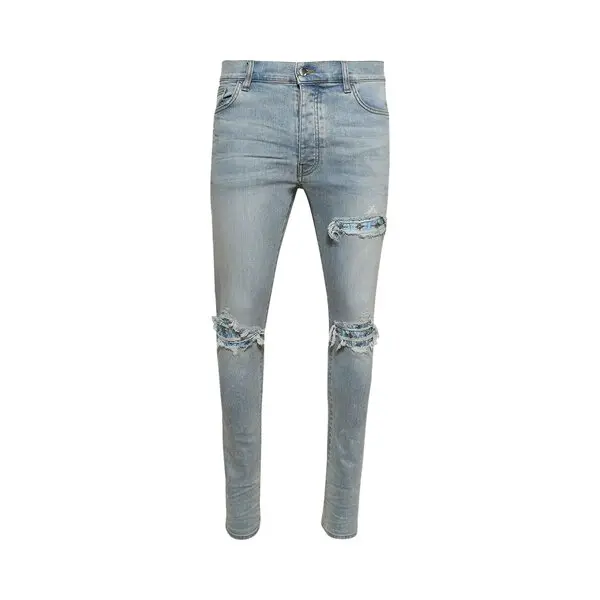 Amiri Crystal Starburst Mx1 Jean - Blue