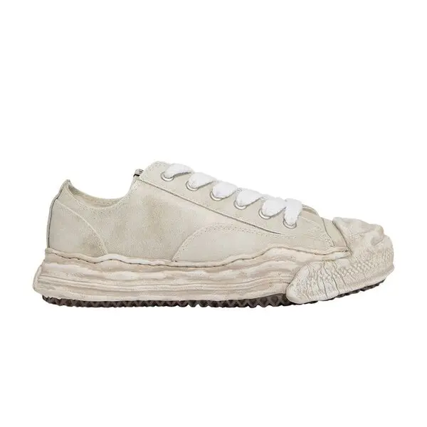 Mihara Yasuhiro Hank Low Vintage Leather Sneakers - White