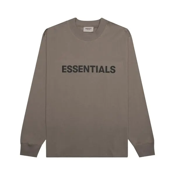 Fear Of God Essentials Long-sleeve Tee - Brown