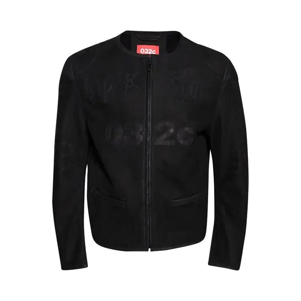 032C Thistles Leather Janker