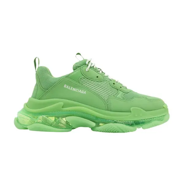 Balenciaga Triple S Sneaker With Clear Sole - Green