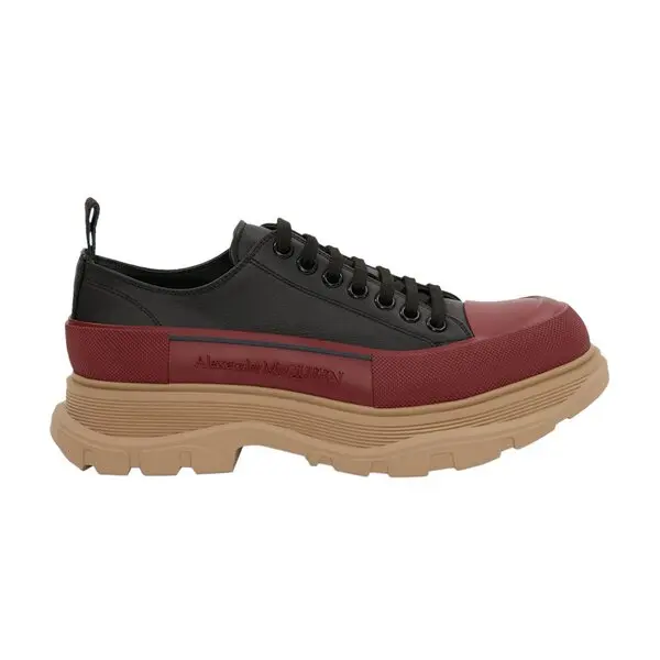 Alexander McQueen Tread Slick Lace-up Sneakers - Black