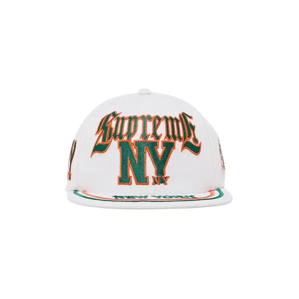 Supreme New York 6-panel Hat - White