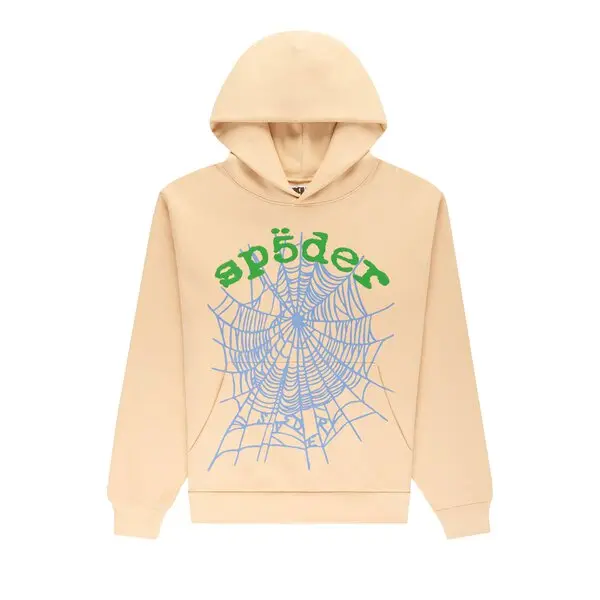 SP5DER Og Web V2 Hoodie - Cream