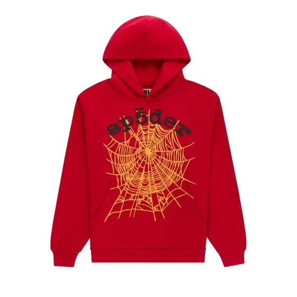SP5DER Og Web V2 Hoodie - Red
