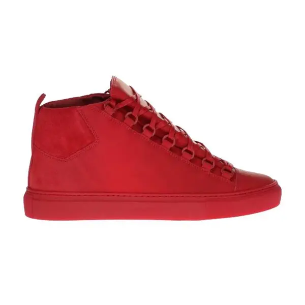 Balenciaga Arena High Top Sneakers - Red