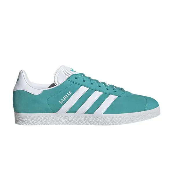 Adidas Gazelle Hi-res Aqua White - Blue