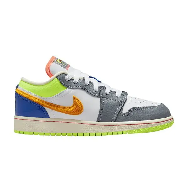 JORDAN 1 Low Gs 'hoops' Sneakers - Multicolor