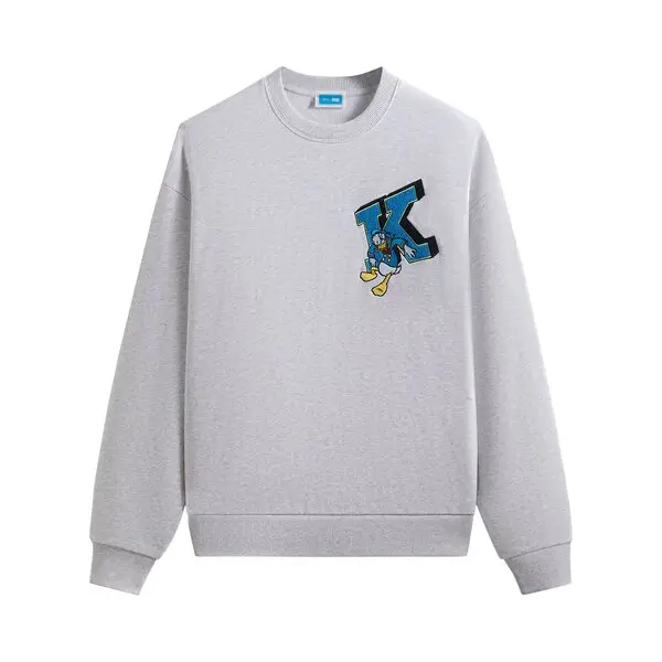 Kith X Disney Donald Duck Vintage Nelson Crewneck - Grey