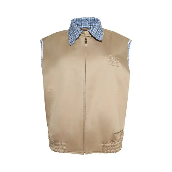 Miu Miu Chino Vest - Tan