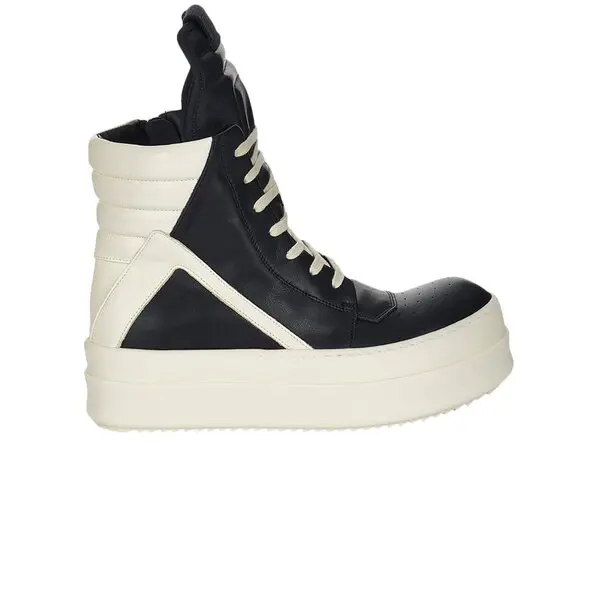 Rick Owens Porterville Mega Bumper Geobasket High Sneakers - Black