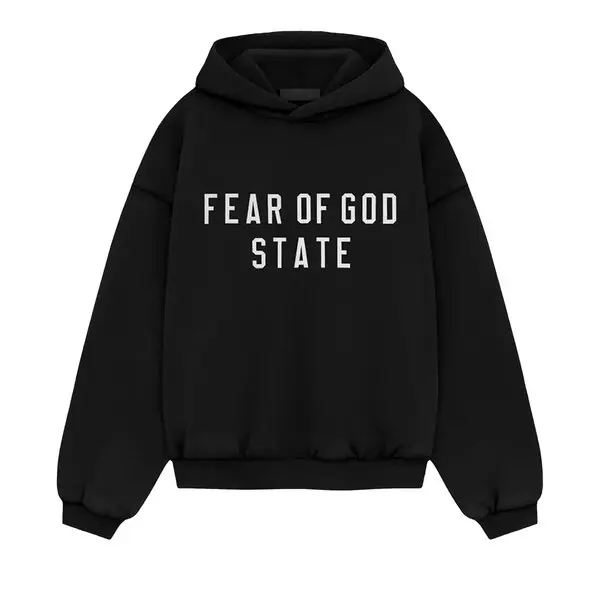 Fear Of God Heavy Fleece Hoodie - Black