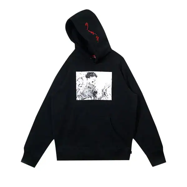 Supreme Akira Arm Hooded Sweatshirt - Black | Editorialist