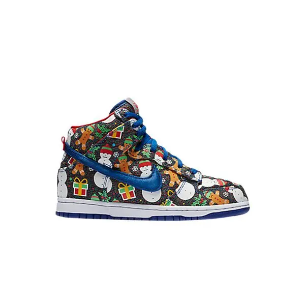 Nike Concepts X Sb Dunk High Ps 'ugly Christmas Sweater' 2017
