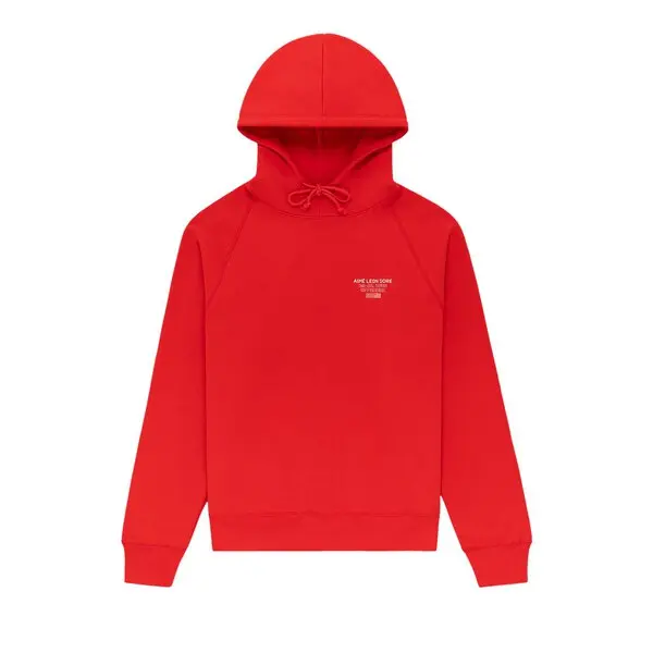Aimé Leon Dore 38-gs Offshore Hoodie - Red
