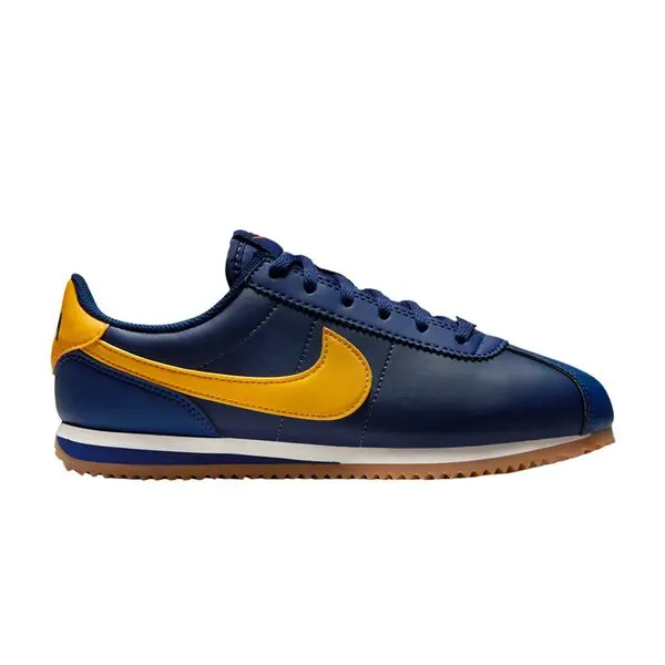 Nike Cortez Gs 'midnight Navy University Gold - Blue