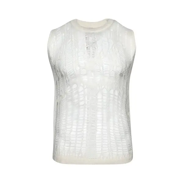 Rick Owens Spider Tank Top - White