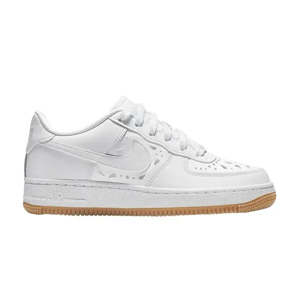 Nike Air Force 1 Gs Floral Sneakers - White